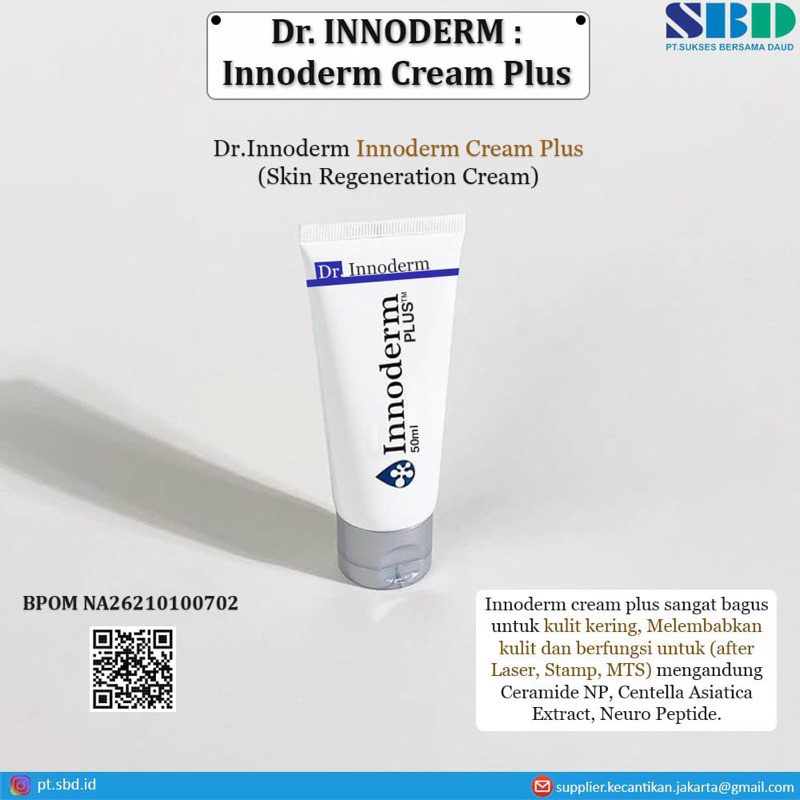 Jual Innoderm cream plus krim anti iritasi anti kemerahan after ...