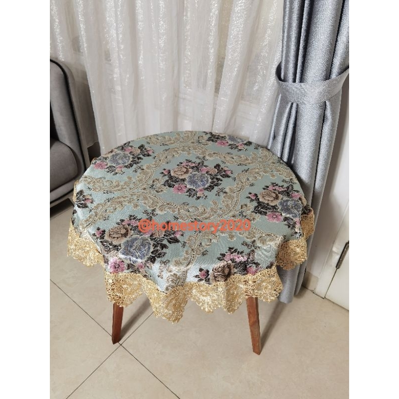 Jual Taplak Meja Bulat Meja Pojok Meja Betawi Oshin Bulat segi empat kotak | Shopee Indonesia