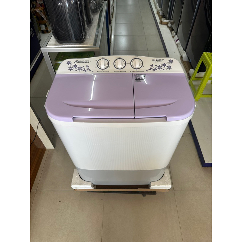 Jual Mesin Cuci 2 Tabung Sharp EST-70MW | Shopee Indonesia