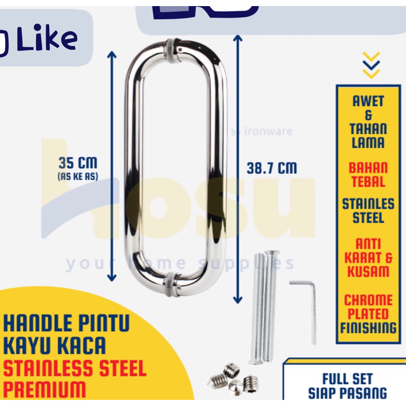 Jual Tarikan garasi handle pintu kaca handle C handle pintu kaca ...