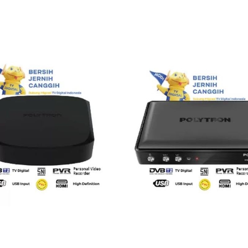 Jual Set Top Box DVB-T2 Receiver TV Digital STB Polytron FULL HD ...