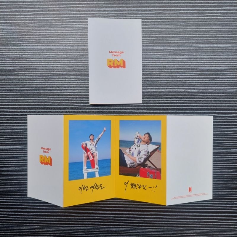 Jual OFFICIAL BTS BUTTER ALBUM MESSAGE CARD BTS BUTTER RM NAMJOON JIN ...