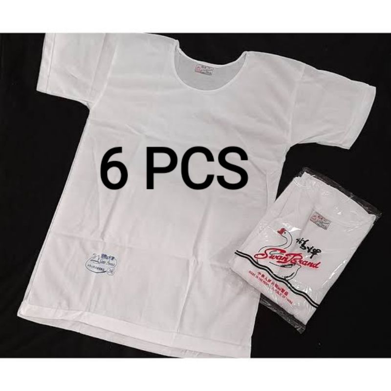 Jual 6 PCS - Swand Brand Kaos Oblong Pria / Oblong Putih Polos | Shopee ...