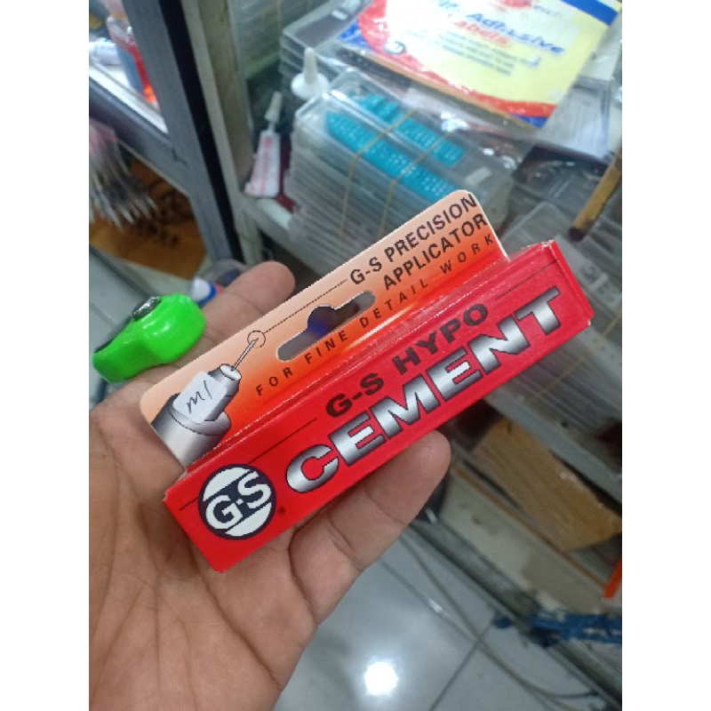 Jual lem kaca , lem permata hypo cement | Shopee Indonesia