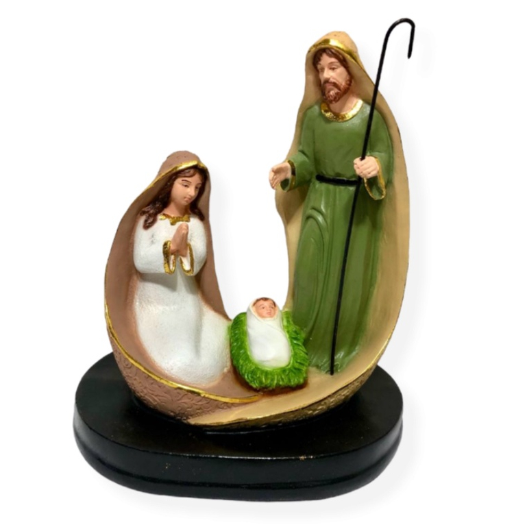 Jual Patung Kelahiran Yesus Coklat Tongkat Patung Rohani Bayi Yesus ...