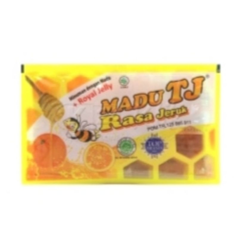 Jual madu TJ sachet 12's 12sachet rasa original strawberry jeruk C1000 ...