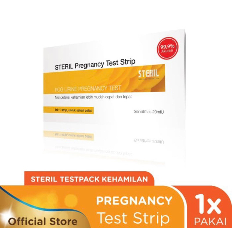 Jual Steril testpack kehamilan per strip ( uji kehamilan ) | Shopee ...