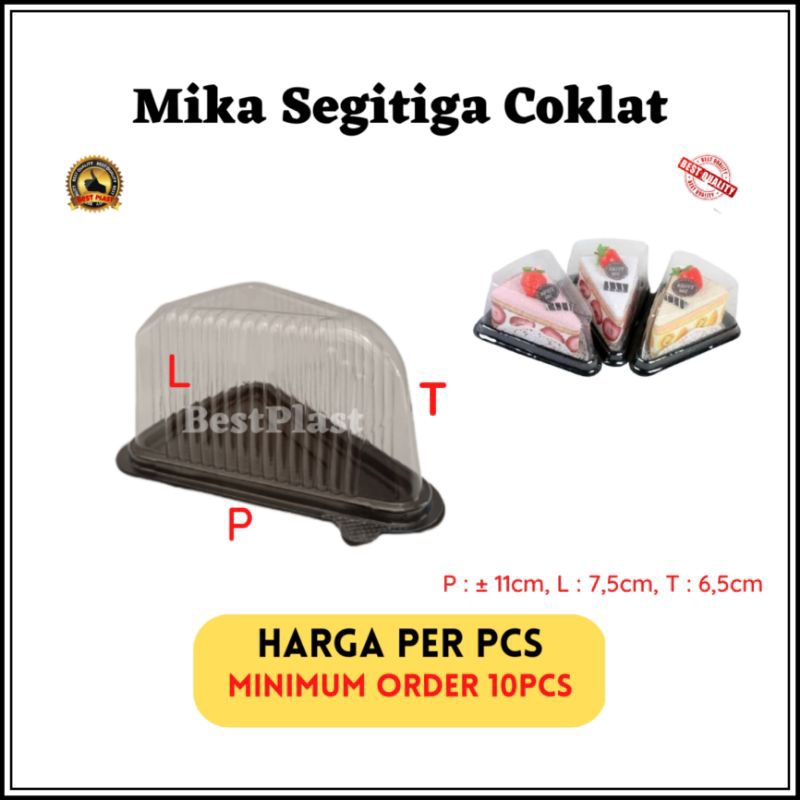 Jual Mika tart segitiga / Mika cake triangle / Mika Cake 1 slice / Mika ...
