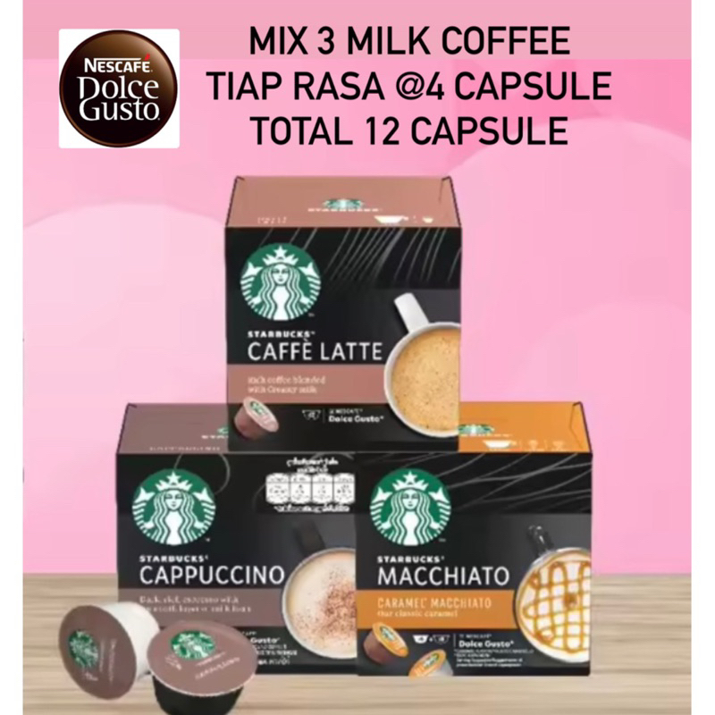 Jual Nescafe Dolce Gusto NDG Starbucks Coffee Capsule | Shopee Indonesia