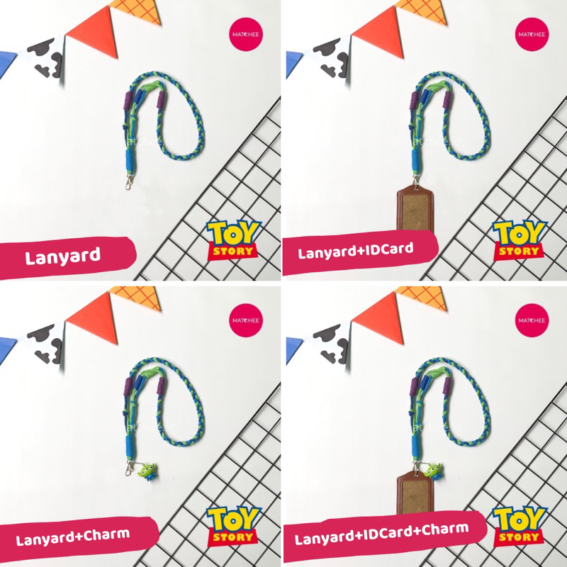 Jual [MATCHEE]Macrame Lanyard Name Tag ID Card | Toy Story Series ...