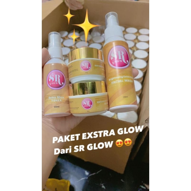 Jual PAKET EXTRA GLOW DARI SR GLOW HASIL 7X LEBIH MAKSIMAL | Shopee Indonesia