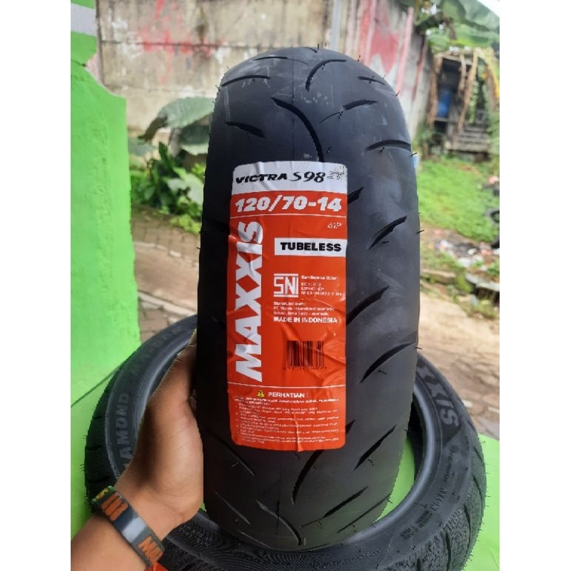 Jual Ban maxxis victra s98 for PCX 150 120 70 14 FREE PENTIL | Shopee ...