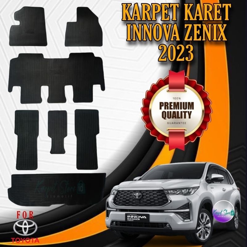 Jual KARPET KARET LOGO MOBIL TOYOTA INNOVA ZENIX FULL SET | Shopee ...