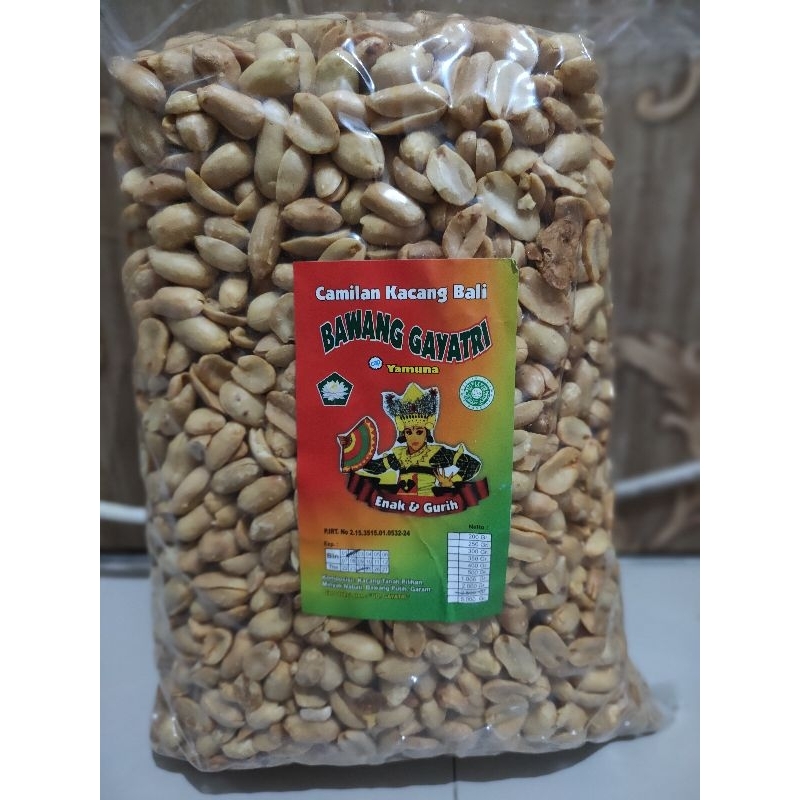 Jual kacang bawang gayatri /kacang kupas //kemasan repacking 250gram ...