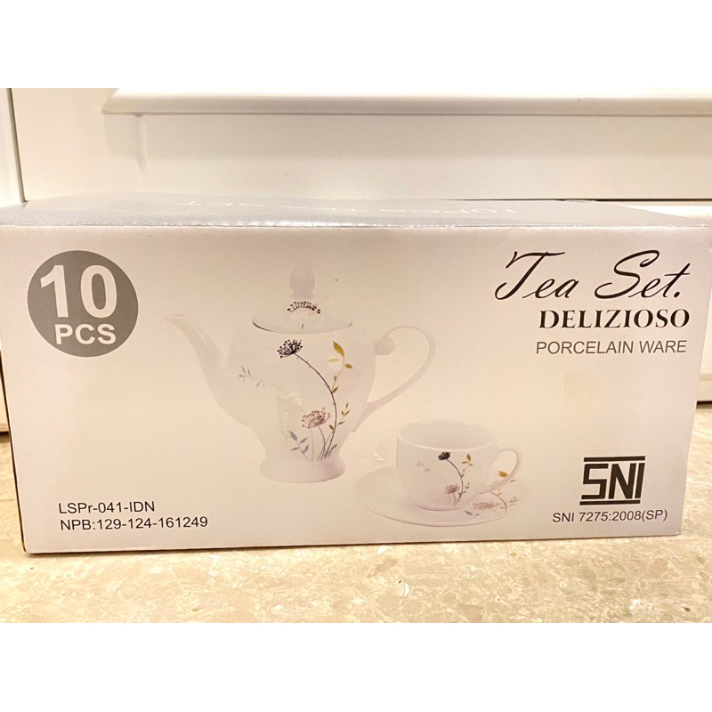 Jual Delizioso Tea Set 10 pcs | Shopee Indonesia