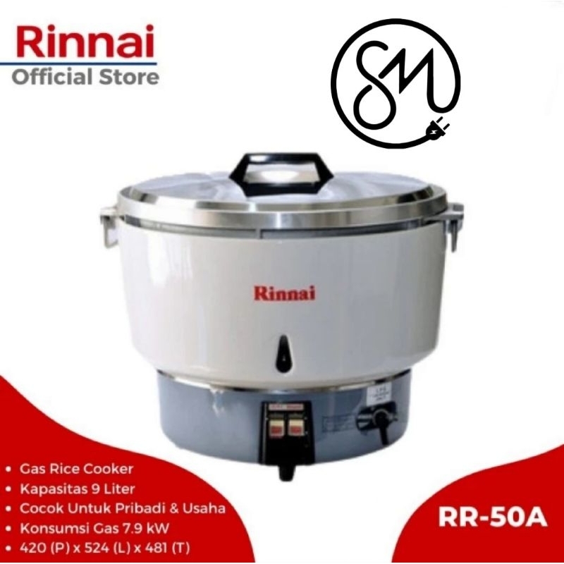 Jual Rice Cooker Gas / LPG 9 L Liter Rinnai RR-50A Rice cooker RR50A 50 ...