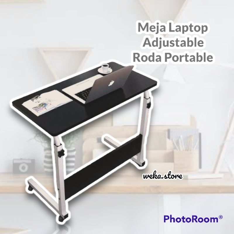 Jual Meja Laptop Adjustable Portable Roda, Meja Laptop Portable, Meja ...