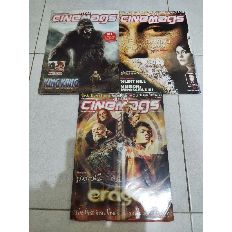 Jual Majalah Cinemags cover Eragon, King Kong, The Davinci code ...