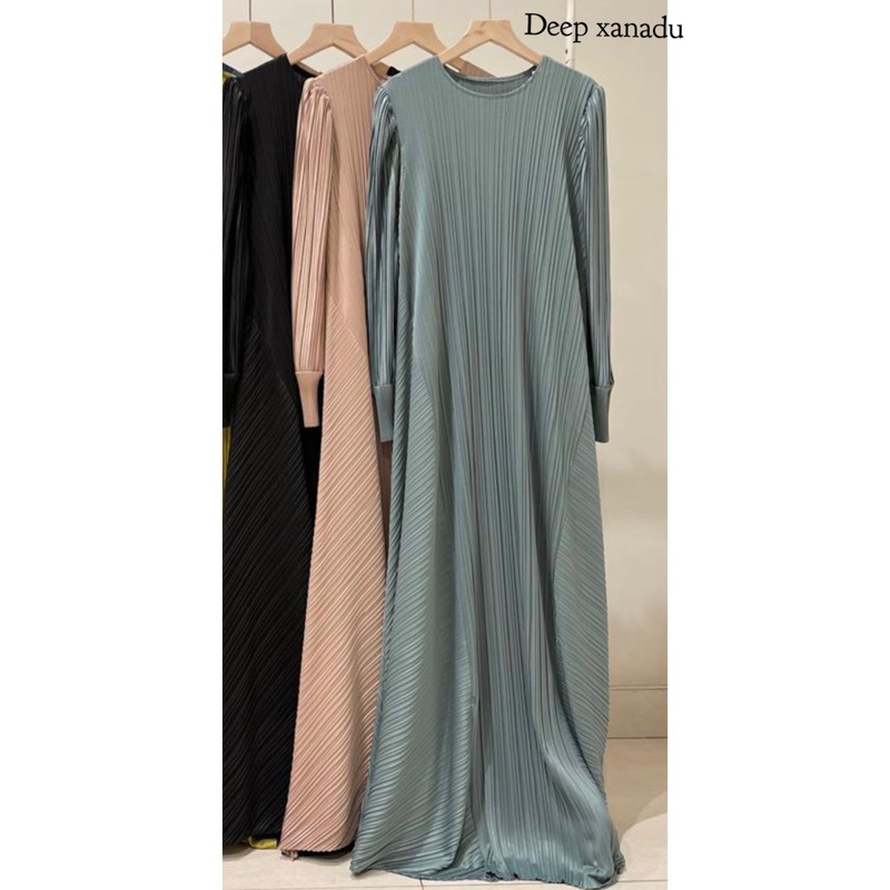 Jual princess pleats dress / dress plisket / plisket 3D | Shopee Indonesia