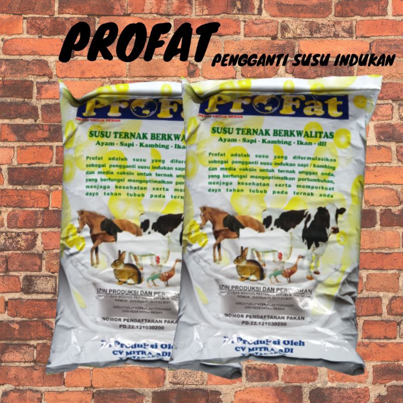 Jual PROFAT PENGGANTI SUSU INDUKAN COCOK UNTUK SEMUA JENIS TERNAK SUSU ...