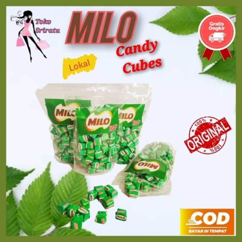 Jual [LOKAL] Milo / Miilo Candy Cube Lokal Isi 100, 50, 25 pcs Murah ...