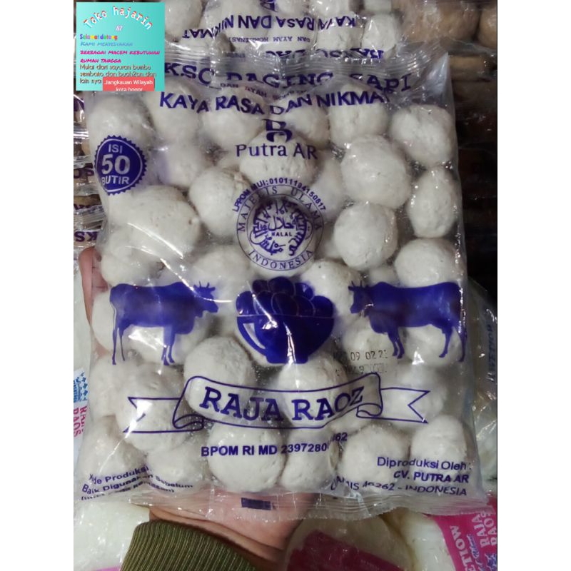 Jual baso sapi raja raos isi50 pc | Shopee Indonesia