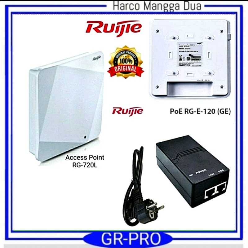 Jual ruiji ruijie rg-ap 720 L indoor wireless access point plus POE RG ...