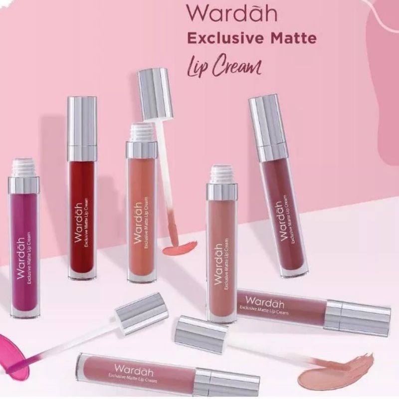 Jual Lipstik Wardah Exclusive Lip Matte Cream 4g | Shopee Indonesia