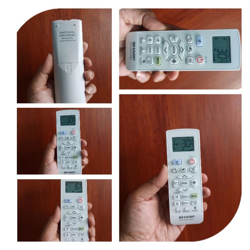 Jual Remot AC SHARP J-TECH Inverter Original CRMC-A936JBEZ | Shopee ...