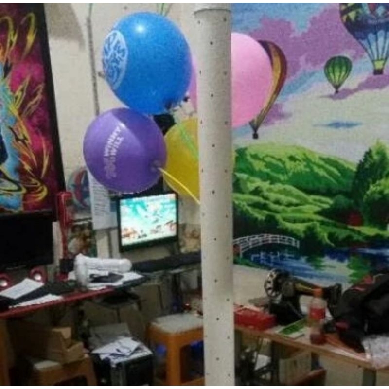 Jual tiang display balon print-warna putih | Shopee Indonesia