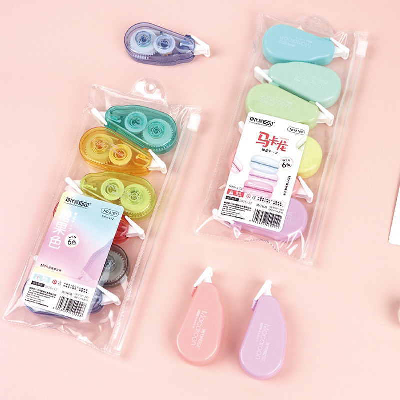 Jual KENSHO Correction Tape Tipex Set Macaroon Candy Colour Aesthetic ...