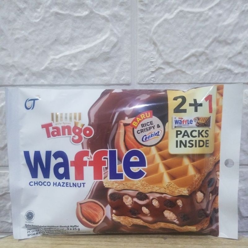 Jual NEW Tango Waffle Choco Hazelnut isi 3 pcs x 25gr | Shopee Indonesia