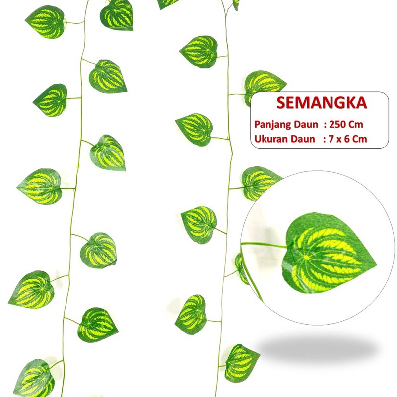Jual Daun Rambat Palsu Artificial Plastik / Daun Imitasi / Sulur Daun ...