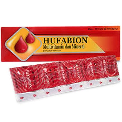 Jual HUFABION Kaplet - 1STRIP 10TABLET (Obat Anemia karena kekurangan ...