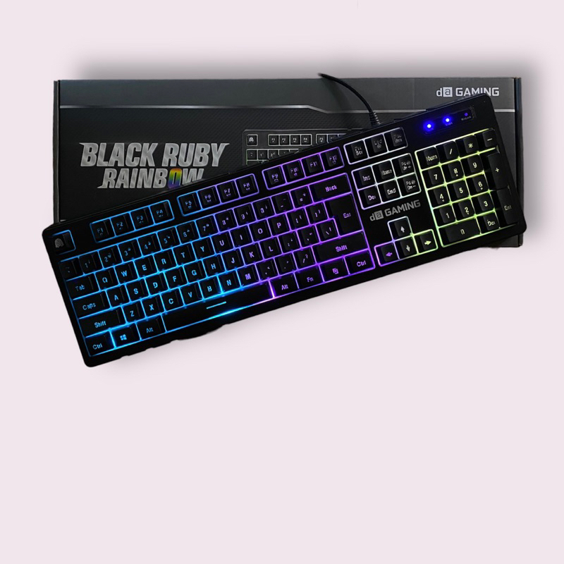 Jual Keyboard Digital Alliance Black Ruby Rainbow RGB | Shopee Indonesia
