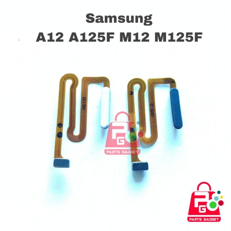Jual Samsung Galaxy A12 A125F M12 M12F Flexible Home Fingerprint On Off ...