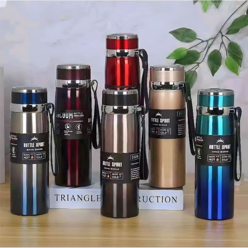 Jual TERMOS AIR PANAS 1 LITER VACUUM FLASK THERMOS 1000ML STEINLESS ...