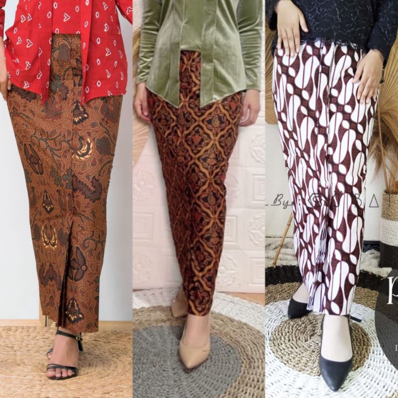 Jual ROK BATIK WIRU SPAN PREMIUM M L XL XXL / ROK BATIK BAWAHAN KEBAYA ...