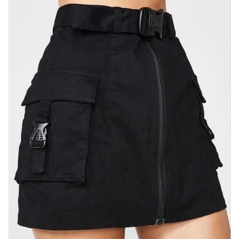 Jual Rok mini kargo skirt/rok mini/rok kargo/rok korean kekinian ...