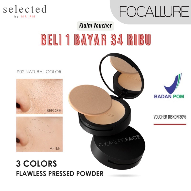 Jual FOCALLURE Bedak Padat Focallure Pressed Powder Focallure Oil ...