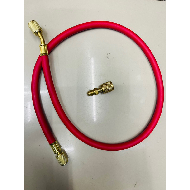 Jual Selang manifold selang analiser R22 + adaptor nepel R410 R32 ...