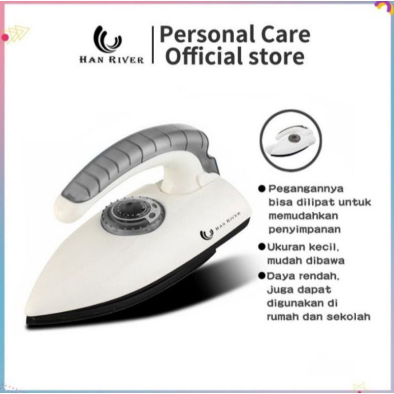 Jual Setrika Mini Han River / Setrika portable bisa dilipat | Shopee ...