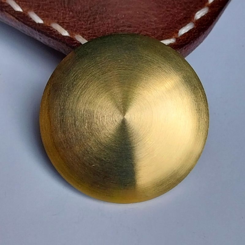 Jual 1 Pcs Concho Solid Brass/ Kancing Rivet Kuningan Asli Untuk Dompet ...