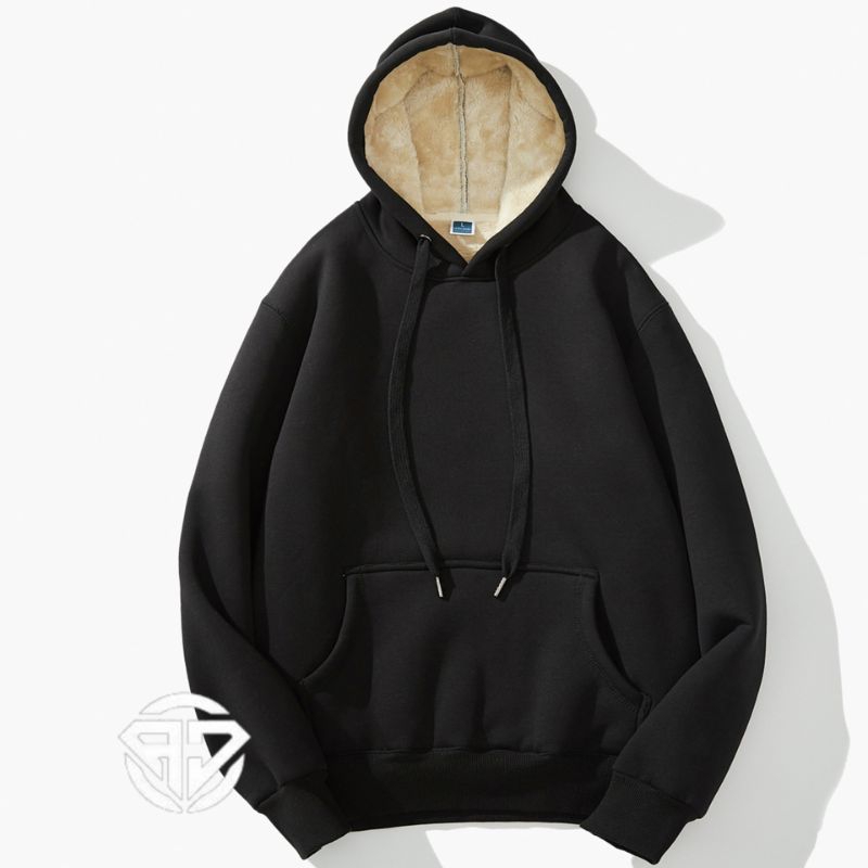 Jual Hoodie Jumper Sherpa Bulu Tebal, Jaket Sweater Musim dingin hangat ...