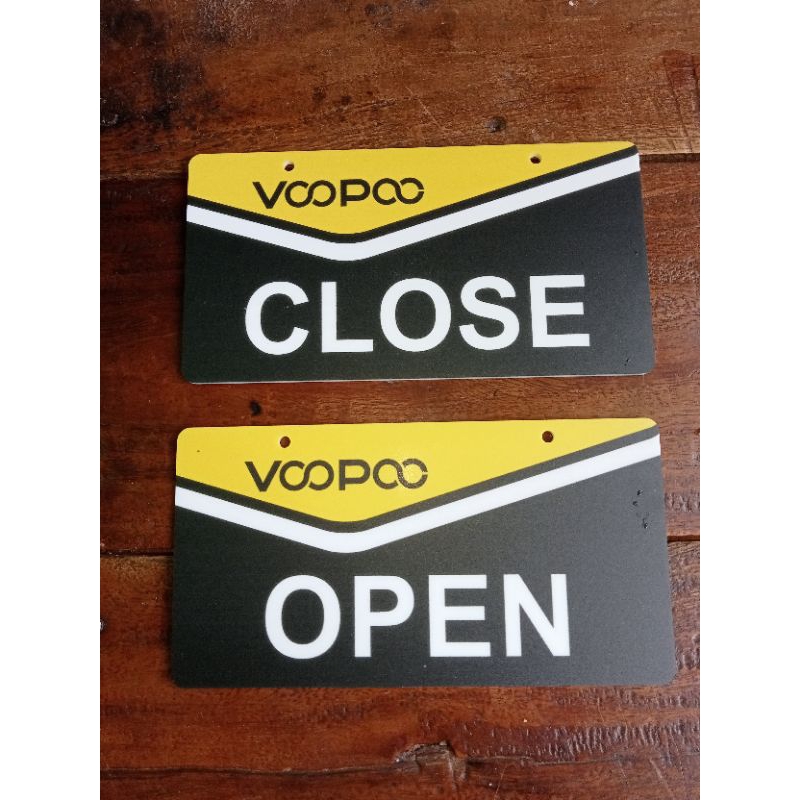 Jual Papan tulisan acrlylic/sign board open close pajangan Dinding ...