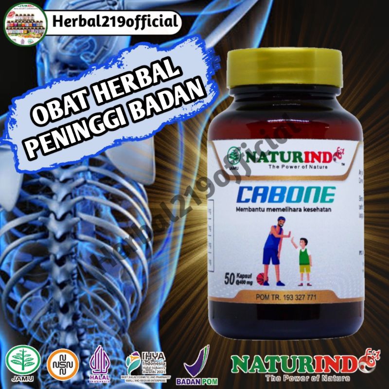 Jual CABONE Kapsul Obat Peninggi Badan Penambah Kalsium 50 pcs | Shopee ...