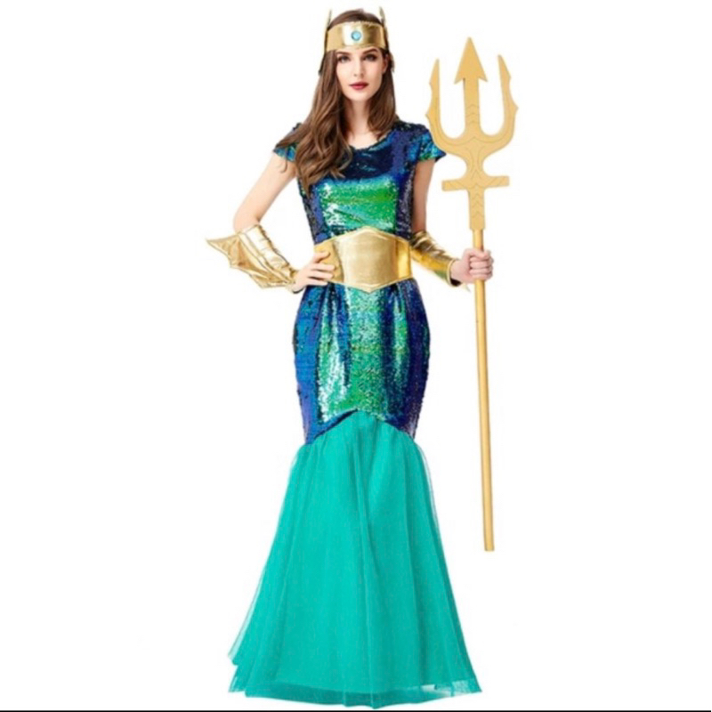 Jual jojokids | W-20127 | amphitrite sea goddess costume women adult ...