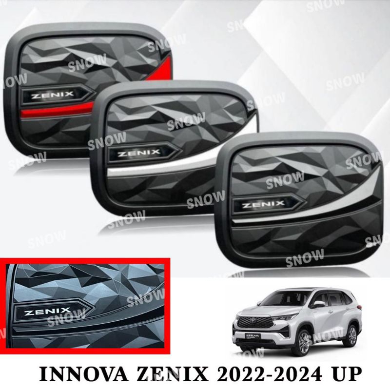 Jual Tank Cover Innova Zenix 2022 2023 2024 Diamond List Hitam Putih ...