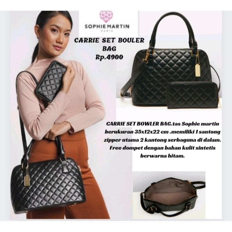 Jual CARRIE SET TAS SELEMPANG SOPHIE MARTIN ORIGINAL TAD SOPHIE MARTIN ...
