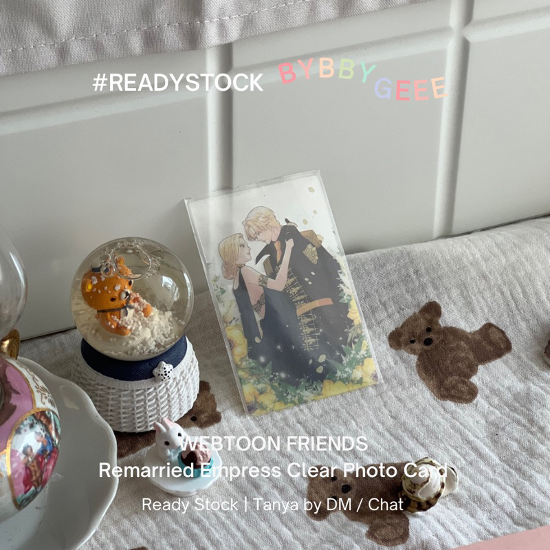 Jual [ READY STOCK ] WEBTOON FRIENDS official clear photocard / PC ...